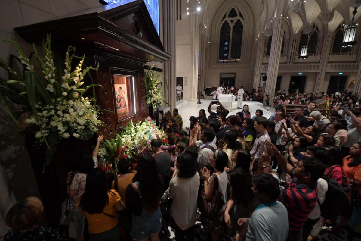 In Pictures: Novena Church reopens | The Straits Times