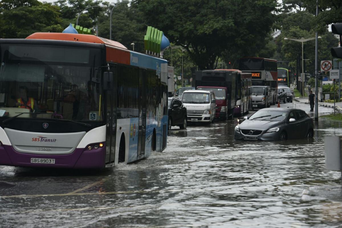 In Pictures: Heavy rain, flash floods wash out eastern Singapore | The ...