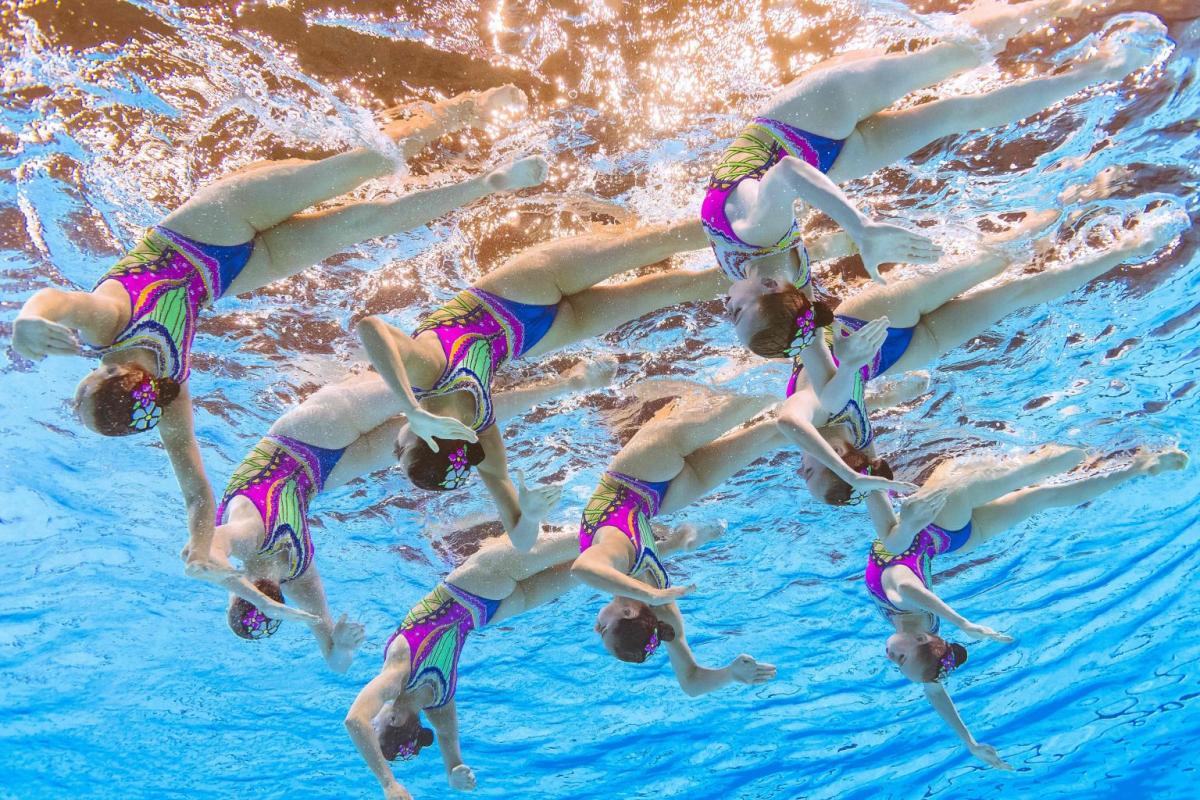 In Pictures: Artistic swimming at the 2019 World Aquatics Championships ...
