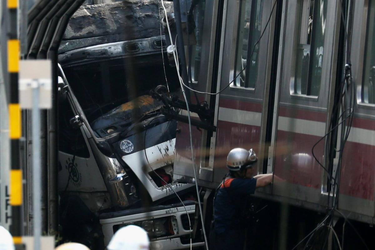 In Pictures: Train collision in Yokohama | The Straits Times