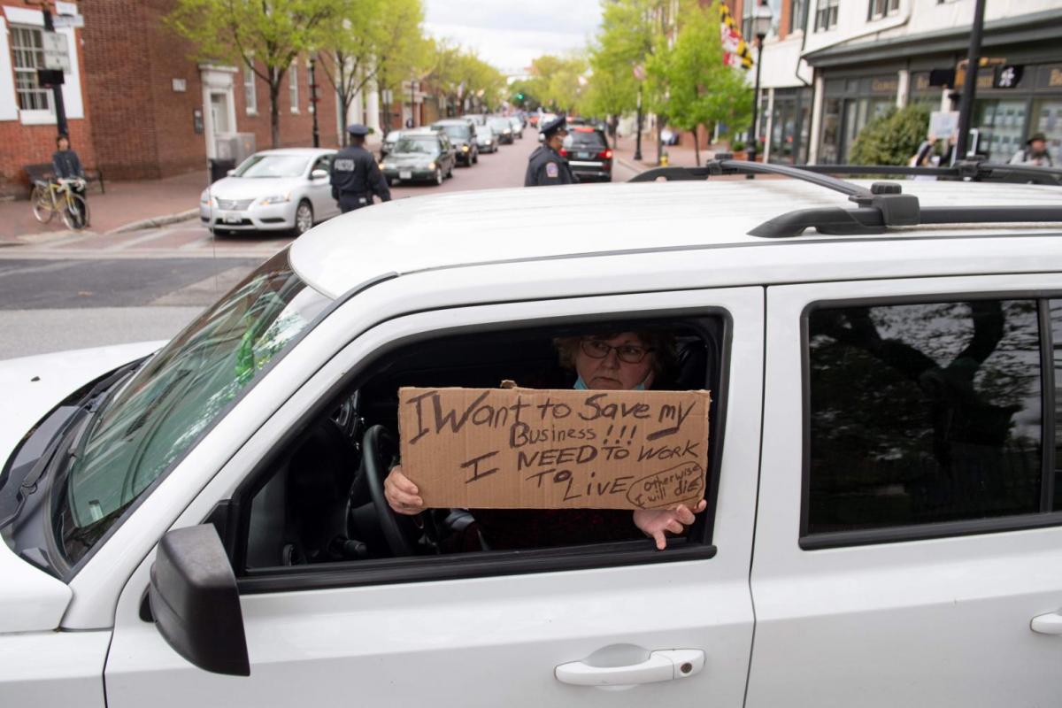 In Pictures: Growing national movement in the US to lift lockdowns ...