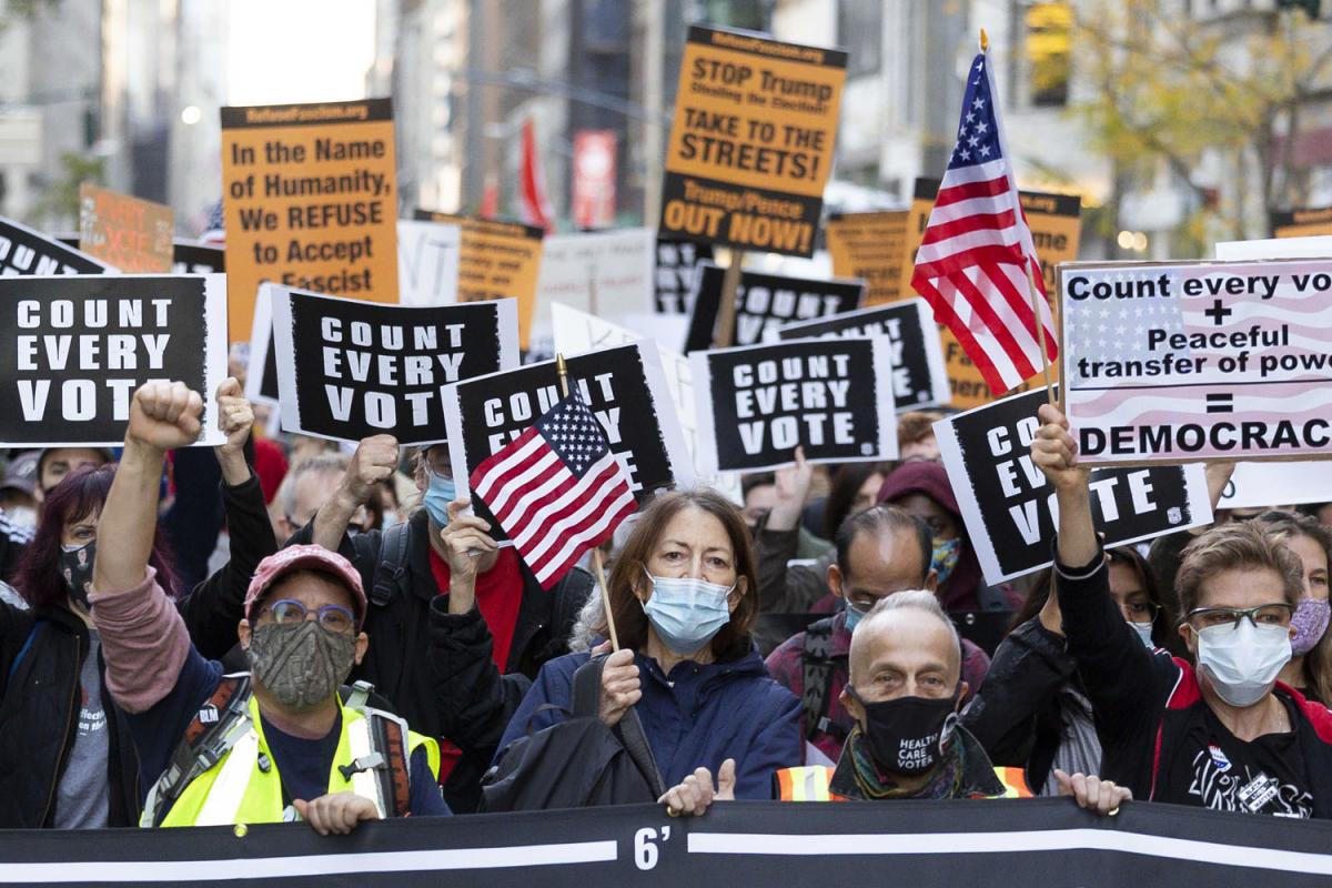 In Pictures: Rallies to 'count every vote' spring up across several ...