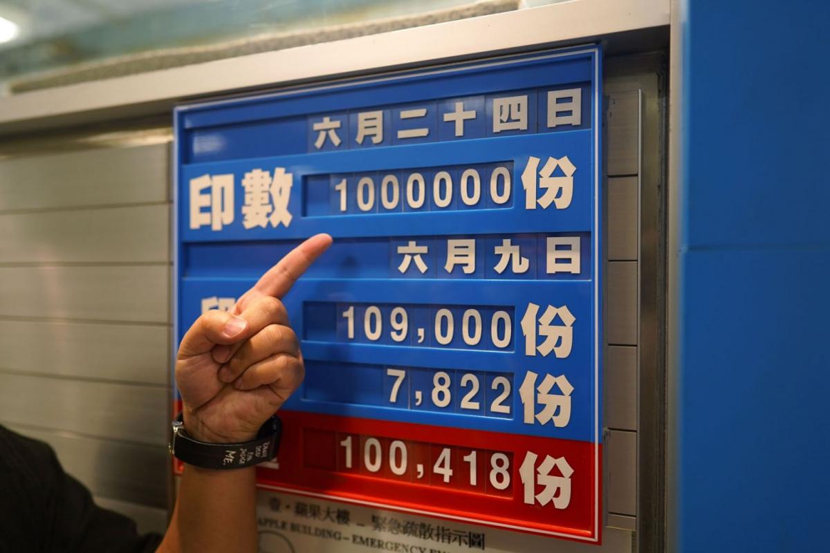 In Pictures: Hong Kong's Apple Daily prints final edition | The Straits ...
