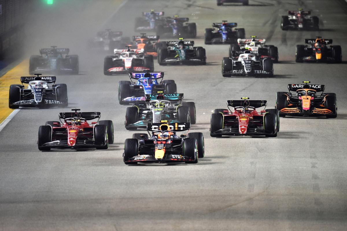 In Pictures: Red Bull's Sergio Perez wins Singapore Grand Prix | The Straits Times