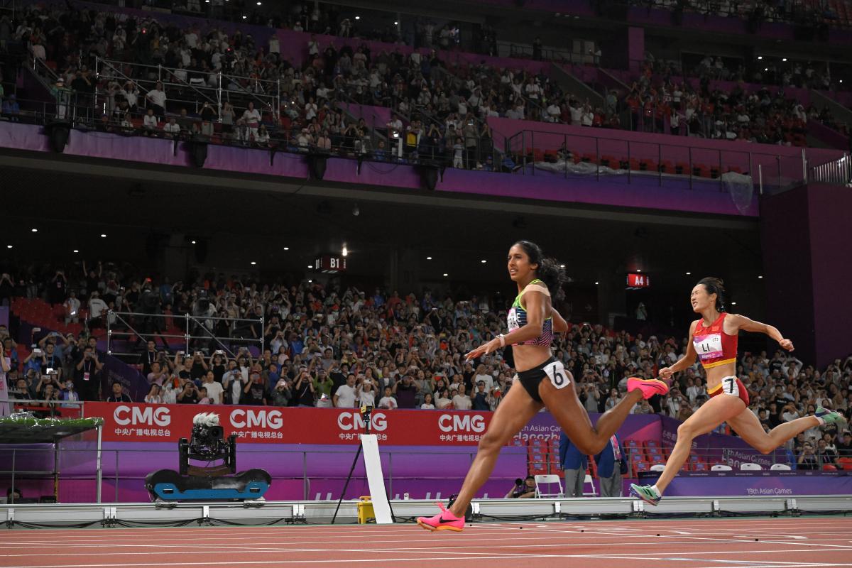 In Pictures: Shanti Pereira wins gold in 200m at Asian Games | The ...