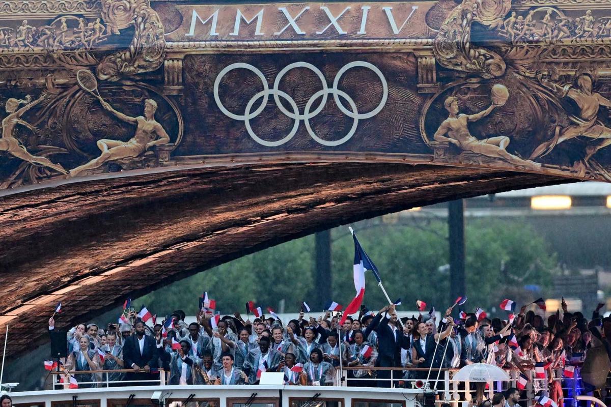 In Pictures: The Olympic Games opening ceremony in Paris | The Straits ...
