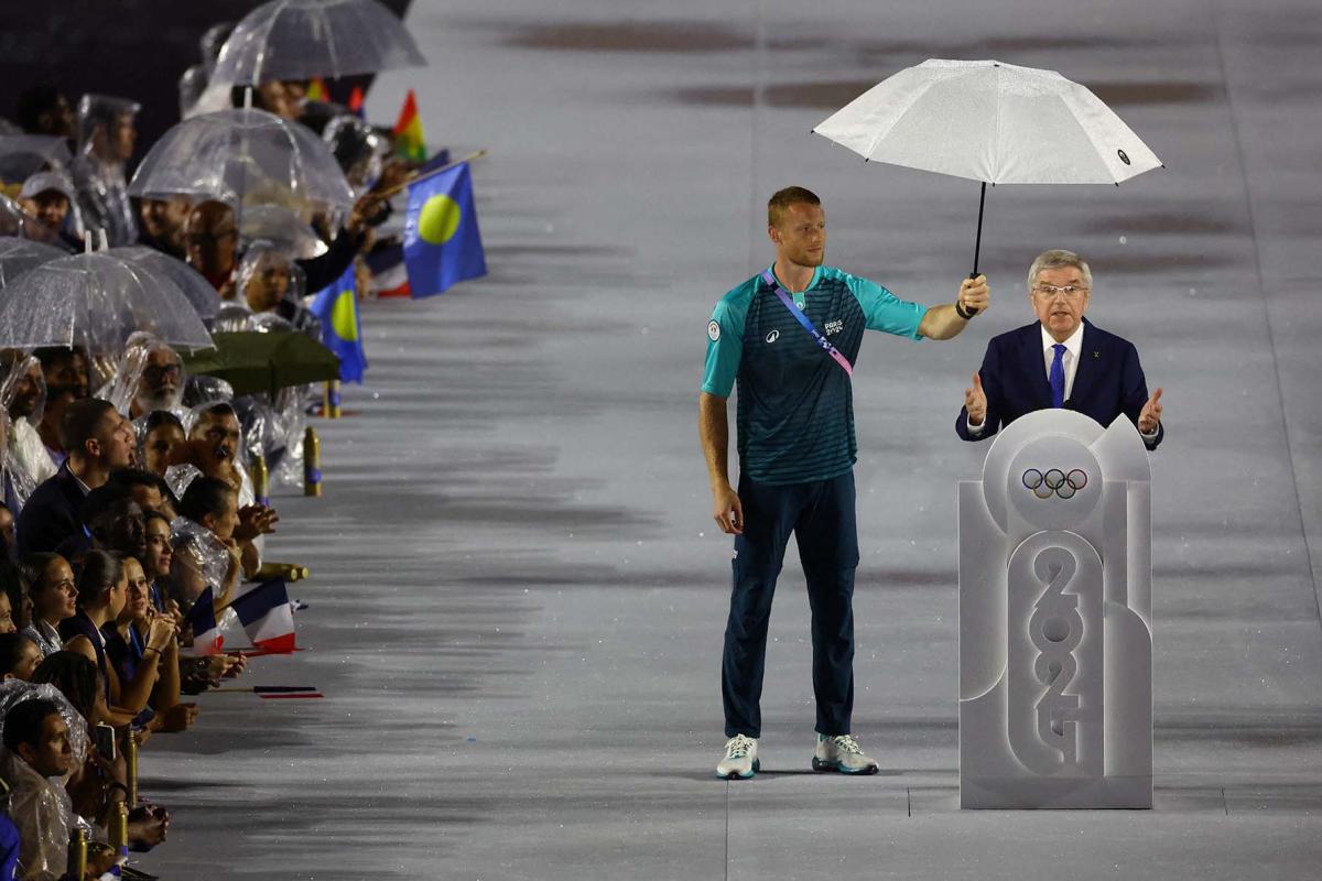 In Pictures: The Olympic Games opening ceremony in Paris | The Straits ...